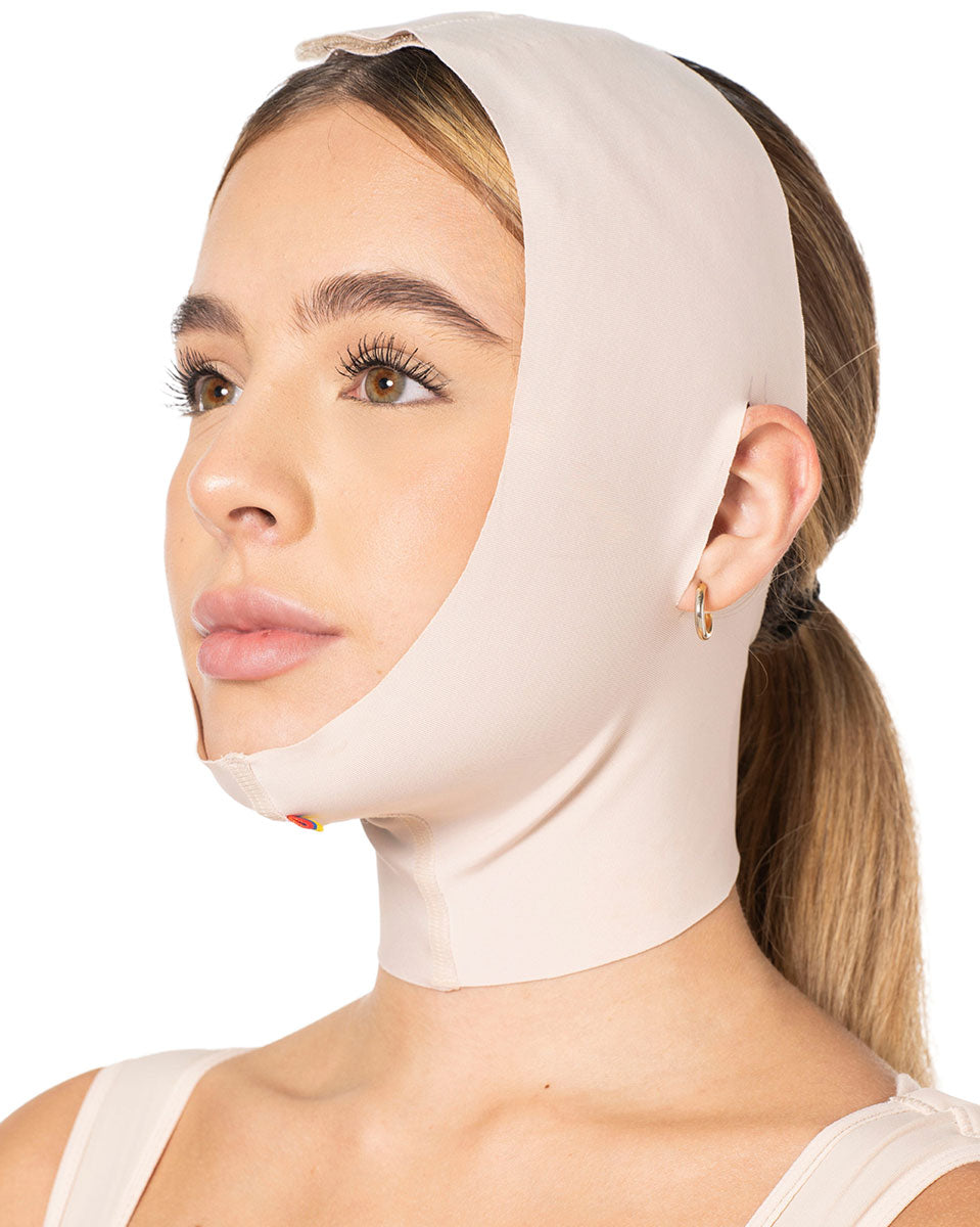 Fajas Sonryse Facial Post-Surgical Chin Strap for Double Chin Postoper ...