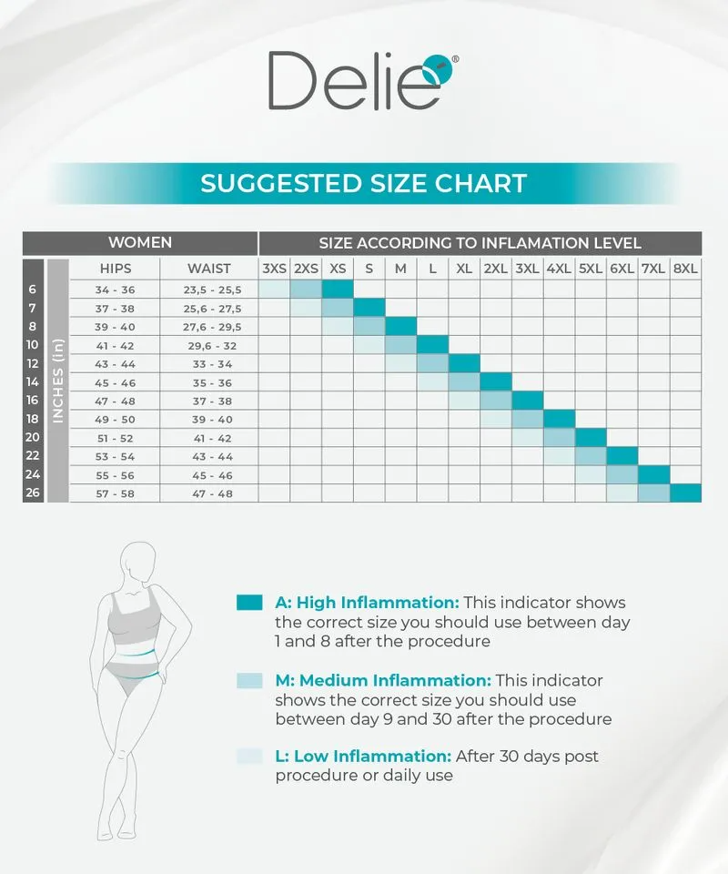 Delie Fajas Fit 360 Strapless Lipo-Reduction To The Abdomen Girdle ...
